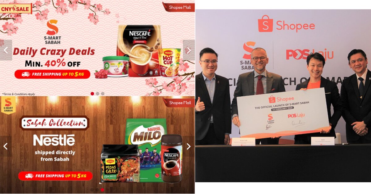 Shopee Lancarkan S-Mart, Kedai Atas Talian Khusus Bagi Sabah