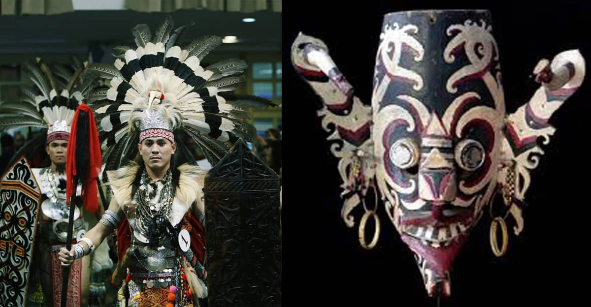 Ketahui Misteri Disebalik Topeng Tribal Kaum Di Sarawak Yang Mempunyai ...