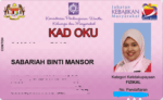 Ini Adalah 7 Kategori OKU Untuk Kad Orang Kurang Upaya, Termasuk ...