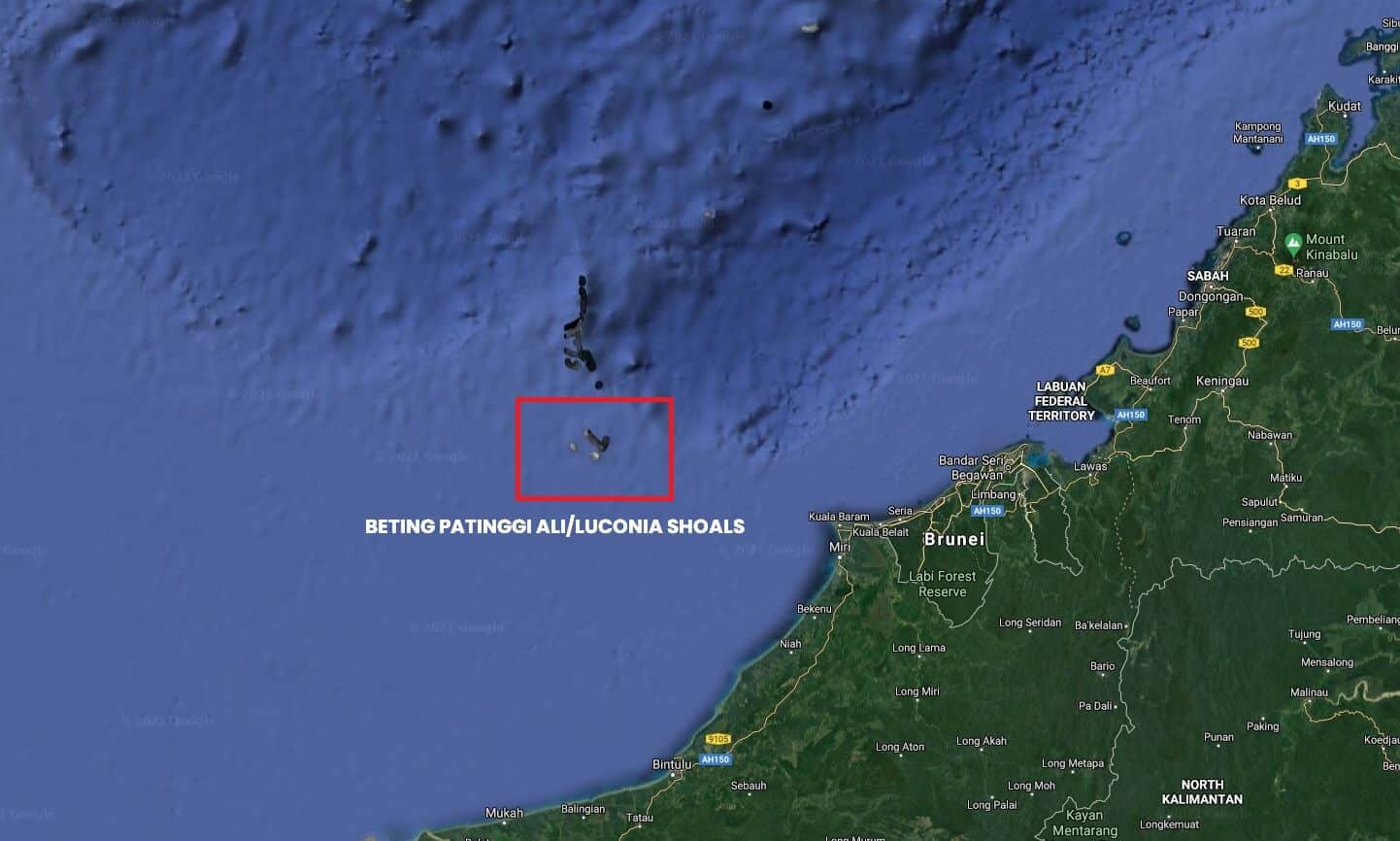 Kenali Beting Patinggi Ali, Perairan Sarawak Yang Menjadi Rebutan China