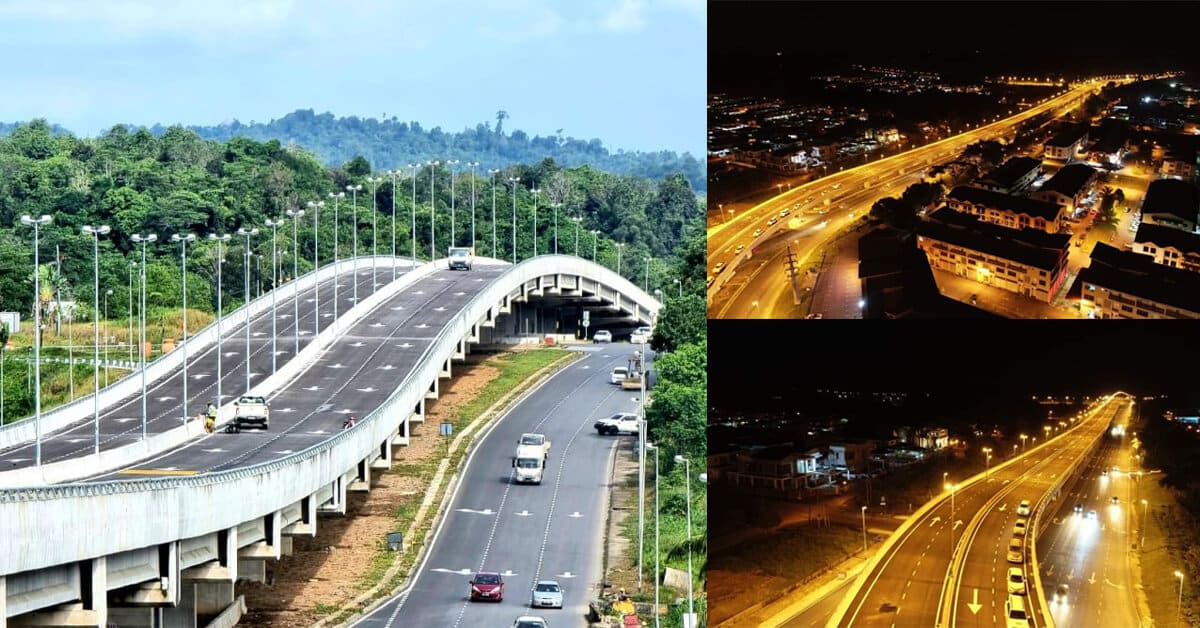 Terpanjang Di Sarawak, Jejambat Nyabau Di Bintulu Kini Dibuka Untuk ...