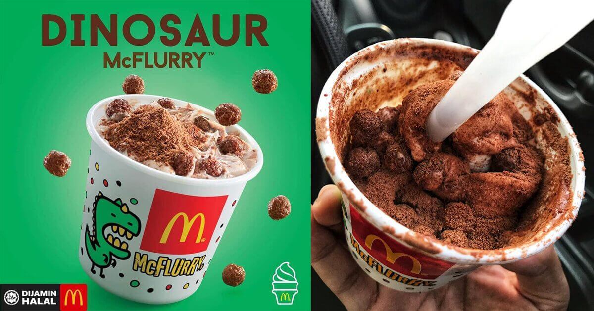 Baru Dikeluarkan Hari Ini, Dapatkan McFlurry Milo Dinosaur Anda Di McD ...