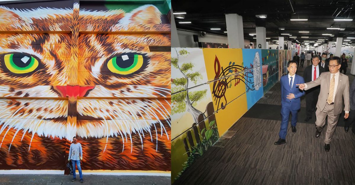 1,370 Meter Persegi, Pameran Mural Terbesar Sarawak Di BCCK Kuching ...