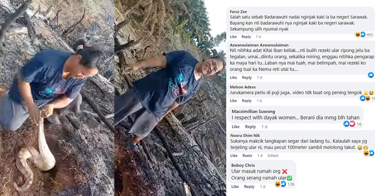 [Video] Netizen Kagum Wanita Iban Ini Tangkap Bukan Seekor, Tapi 5 Ekor ...