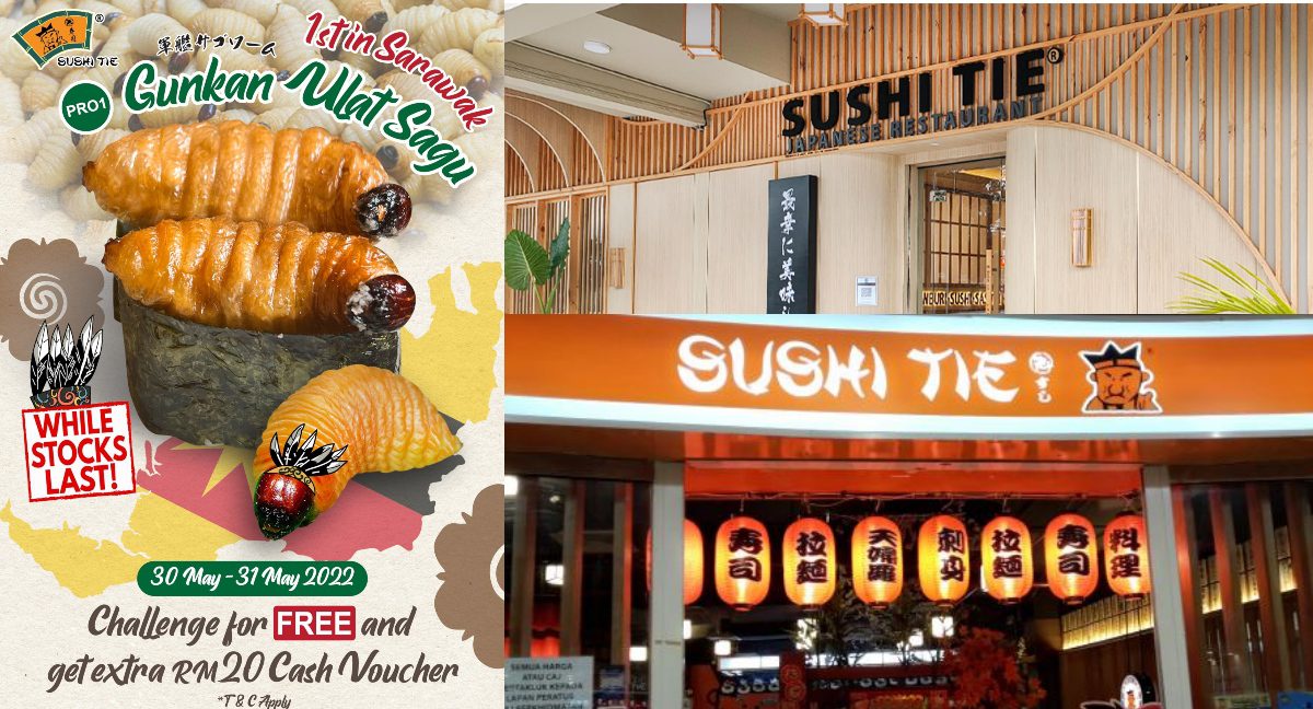 Sukakan Cabaran? Sushi Ulat Sagu Challenge, Anda Boleh Dapatkan Baucar ...