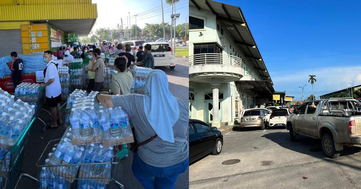 Bahana Gangguan Bekalan Air, Netizen Panik Borong Air Botol Sampai ...