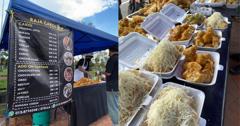 Banyak Topping Menarik, Jom Makan Cakoi Di Stall Raja Cakoi Kota Samarahan
