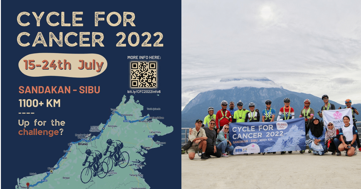 'Cycle For Cancer' Kayuhan Basikal Dari Sabah Ke Sarawak