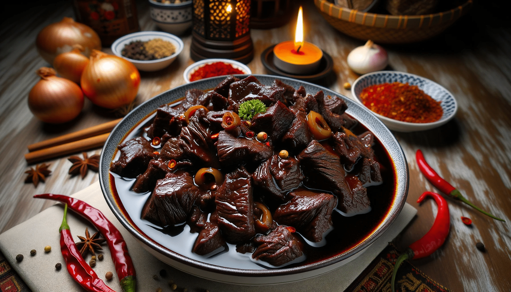 Ini Resepi Daging Masak Hitam Sarawak, Menu Istimewa Di Pagi Hari Raya
