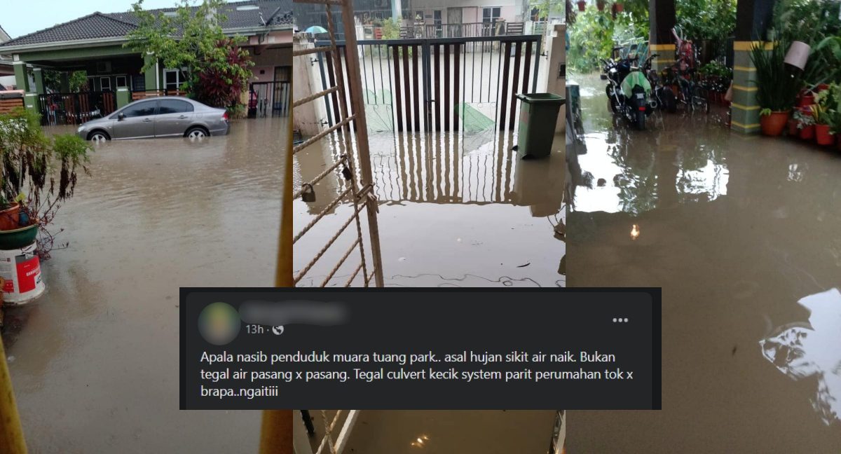 Sistem Perparitan Kecil Punca Kerap Banjir, Penduduk Muara Tuang Park ...
