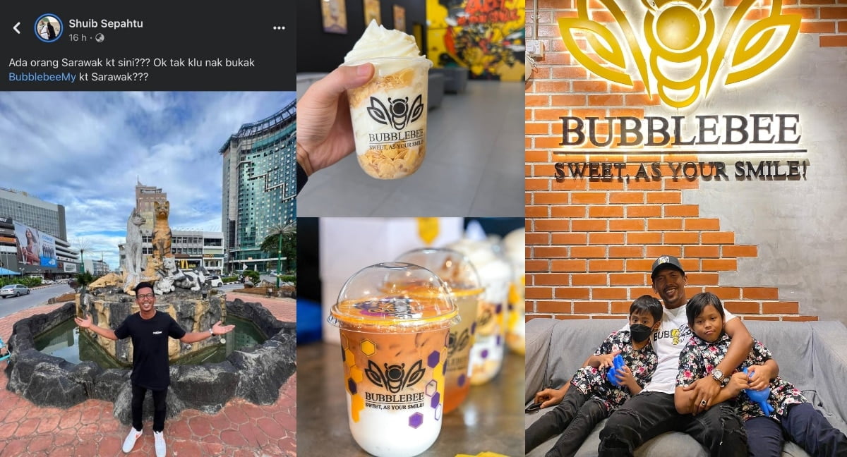 Pelawak Shuib Sepahtu Tanya Pendapat Buka Cawangan Bubblebee di Sarawak, Ini Reaksi Netizen