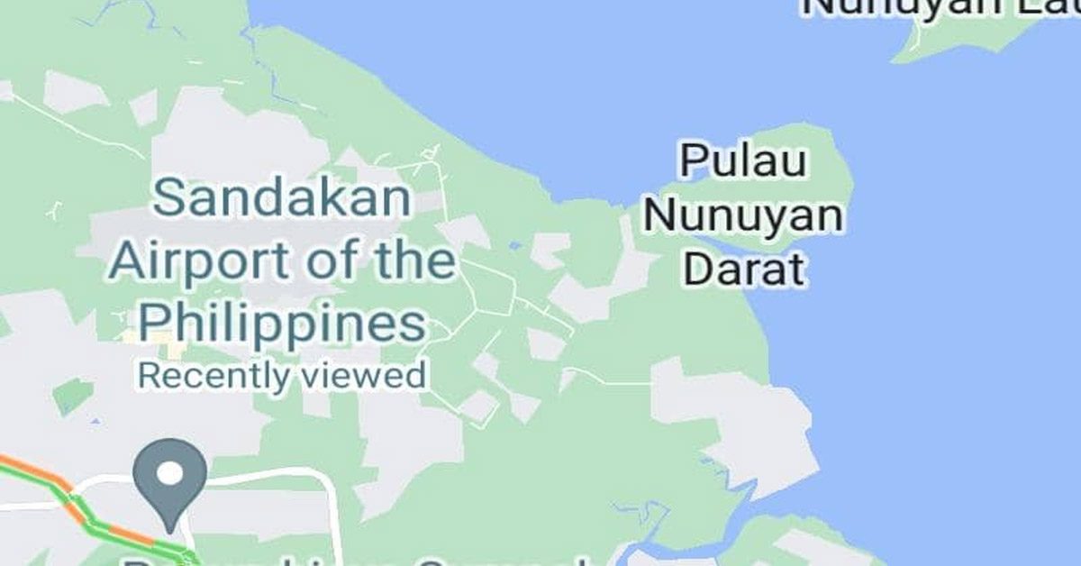 Airport Sandakan Ditukar Lokasi Ke Filipina Dalam Google Maps, Cetus ...