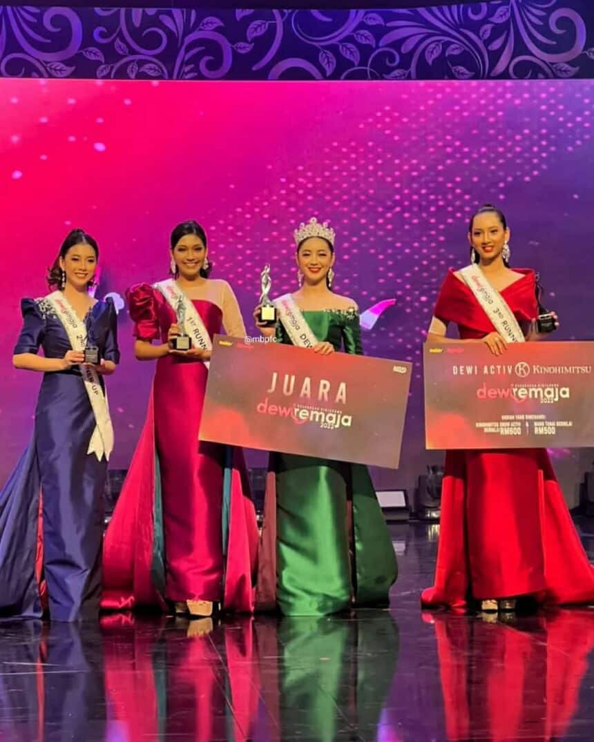 Peserta Sabah, Tracie Sinidol Muncul Juara Dewi Remaja 2022