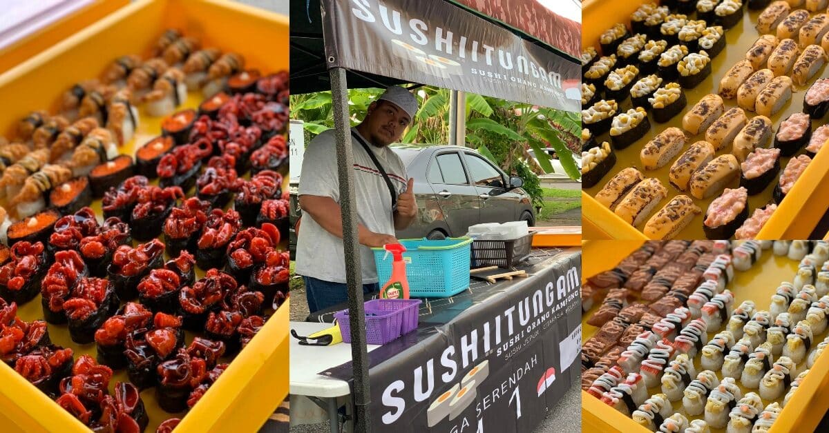 Ada Pelbagai Jenis Topping Yang Menarik, Lelaki Ini Jual Sushi ...