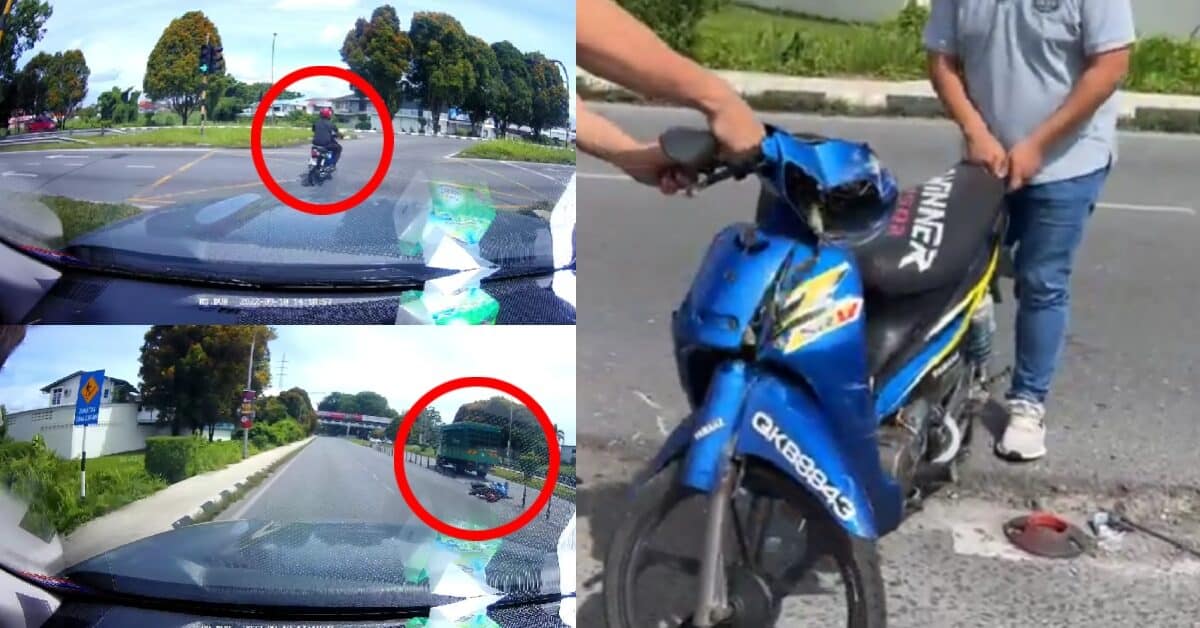 Lori Tak Bertanggungjawab Langgar Lari Penunggang Motosikal Di Kuching