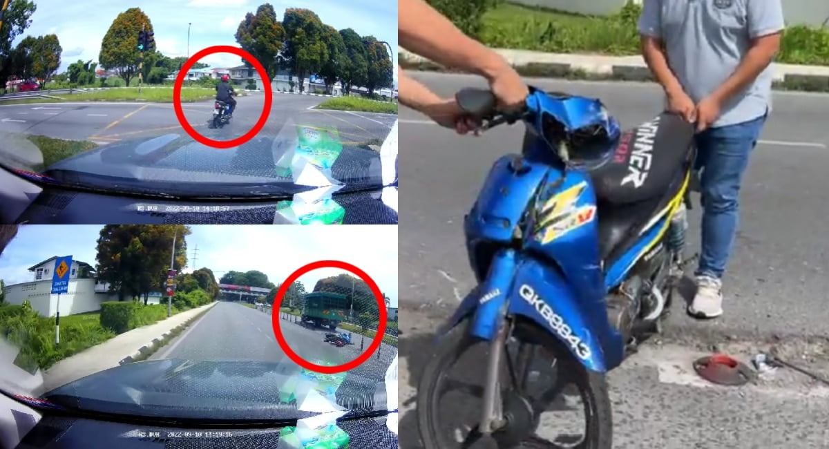 Lori Tak Bertanggungjawab Langgar Lari Penunggang Motosikal Di Kuching