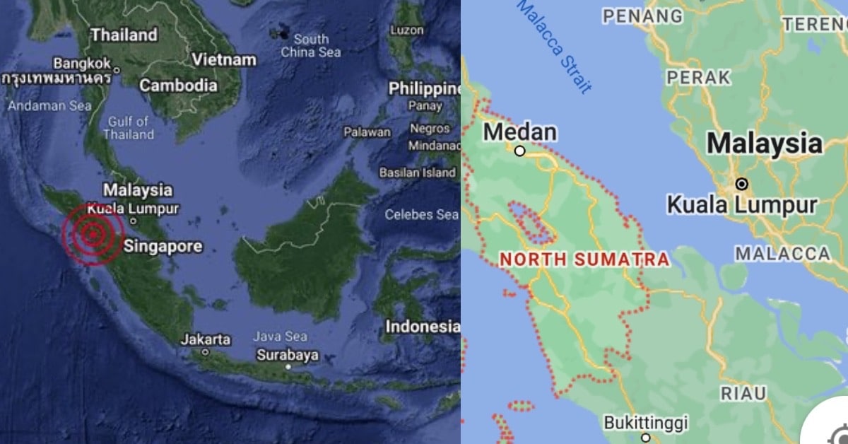 Gempa Bumi Sederhana Di Utara Sumatera Indonesia, Gegaran Terasa Hingga ...