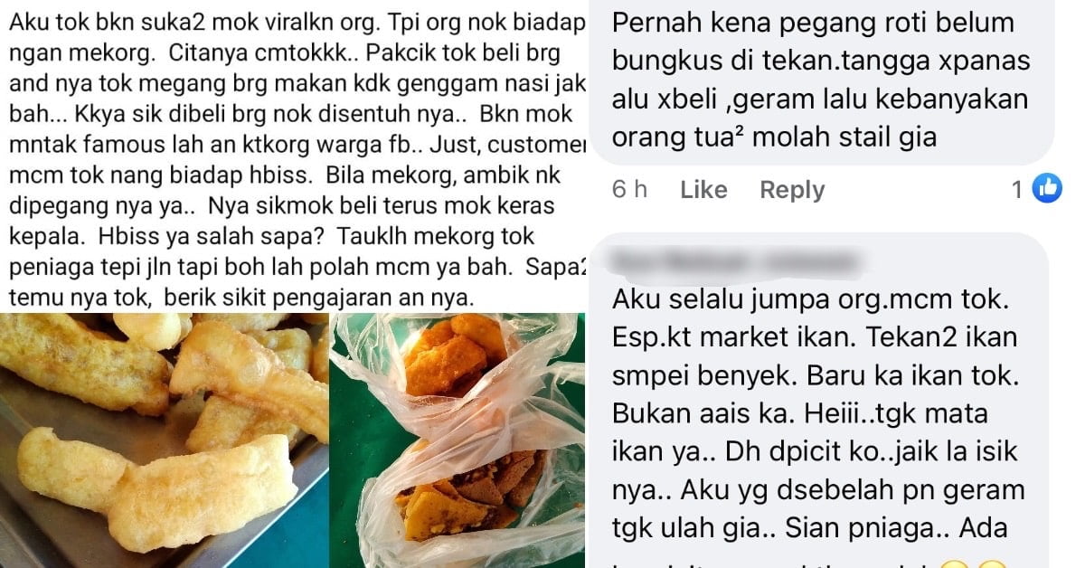 Tular Sikap Biadap Pelanggan ‘Sentuh’ Makanan Tanpa Dibeli, Cetus Rasa ...