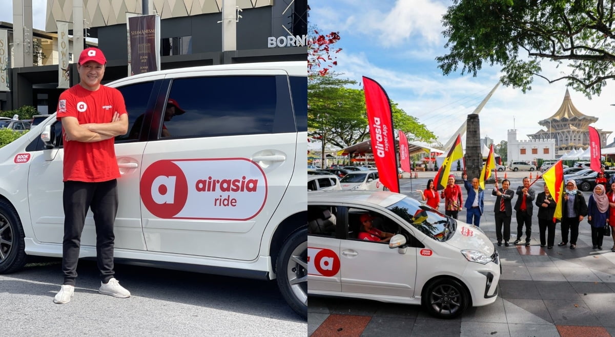 E-Hailing AirAsia Ride Kini Di Sarawak, Tawar Pendapatan Sehingga RM3 ...
