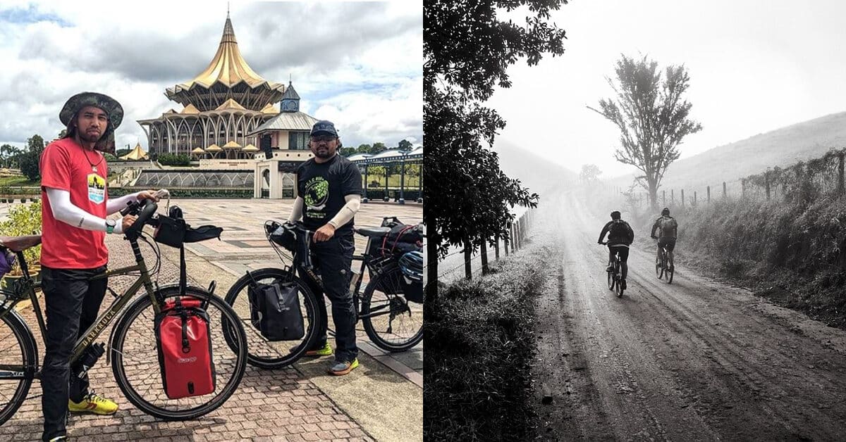 Kayuhan Bermula Dari Sarawak, 2 Sahabat Nekad Jelajah 14 Negeri Naik ...