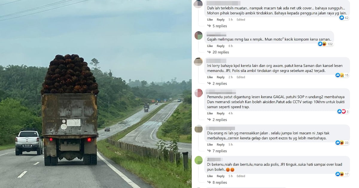 Lori Terlebih Muatan Dari Batu Niah Ke Bintulu Ini Buat Netizen Risau