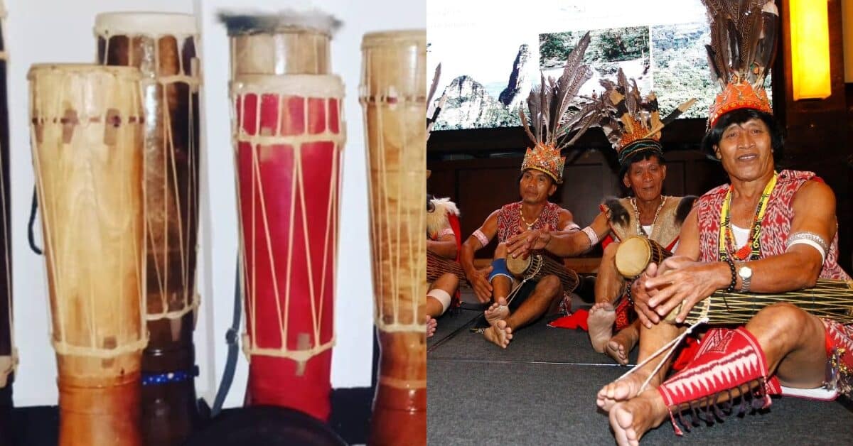 Kenali Gendang Pampat, Paluan Perang Seru Semangat Pahlawan Iban