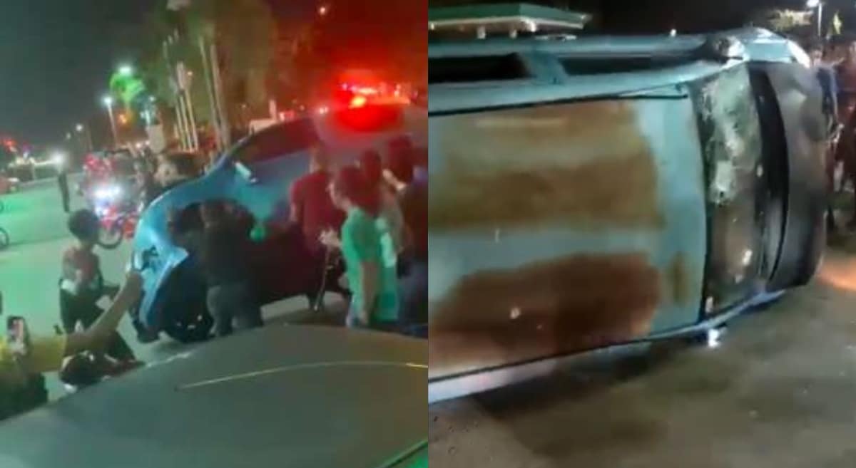 [VIDEO] Akibat Melanggar Dan Ejek Rider Makanan, Myvi Lunyai ...