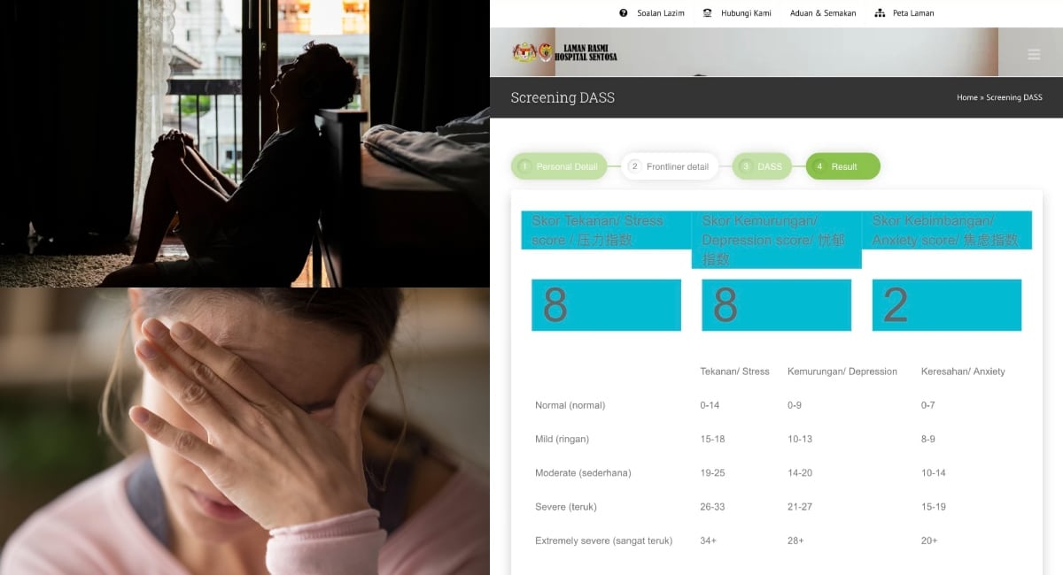 Kesihatan Mental Itu Penting, Periksa Tahap Stress Dan Depresi Anda Melalui Atas Talian