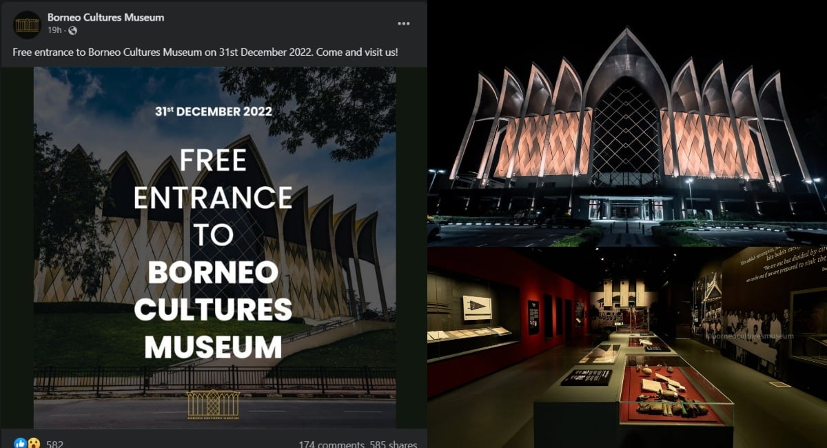 Khas Buat Semua, Borneo Cultures Museum Tawar Tiket Masuk Percuma Pada ...