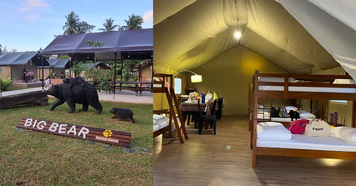 Siap Ada Aircon, Berkhemah Dengan Selesa Di Big Bear Family Camp Sematan