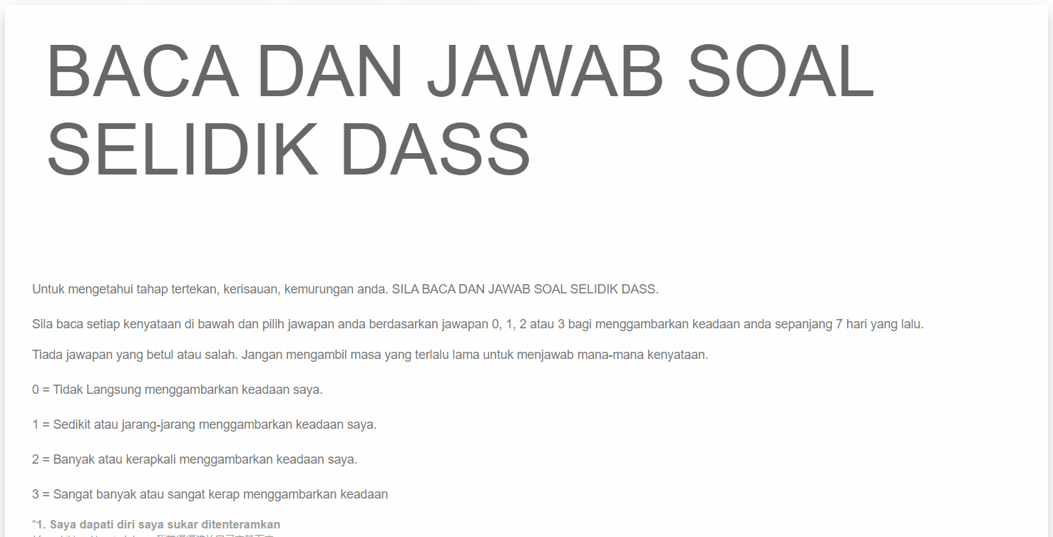 Kesihatan Mental Itu Penting, Periksa Tahap Stress Dan Depresi Anda ...