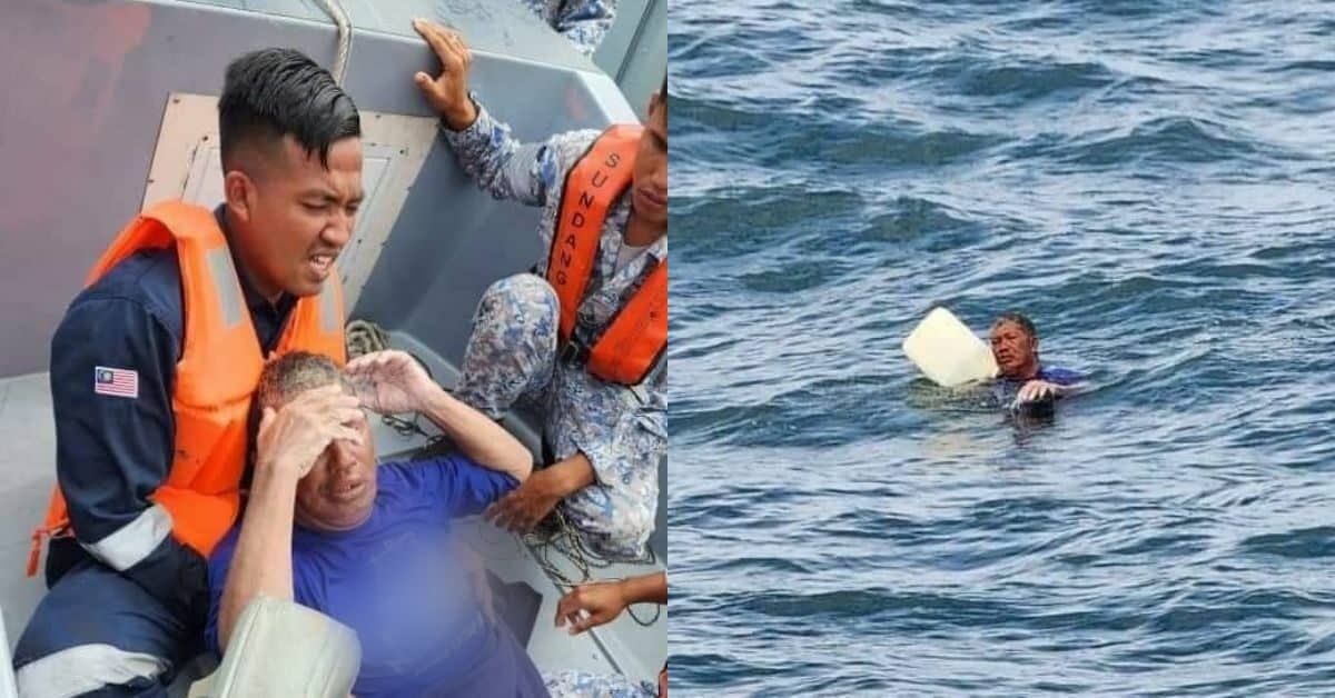 Lebih 30 Jam Berpaut Pada Tong Minyak, Nelayan Selamat Ditemui Di Sabah