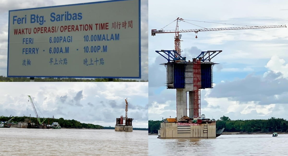 Hubung Pusa-Beladin, Jambatan Batang Saribas Bakal Siap Pada Bulan Ogos ...