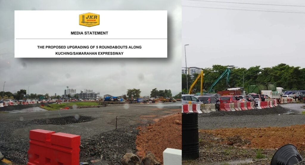 3 Jam Tersangkut, Netizen Desak Projek Lampu Isyarat Jalan Kuching ...