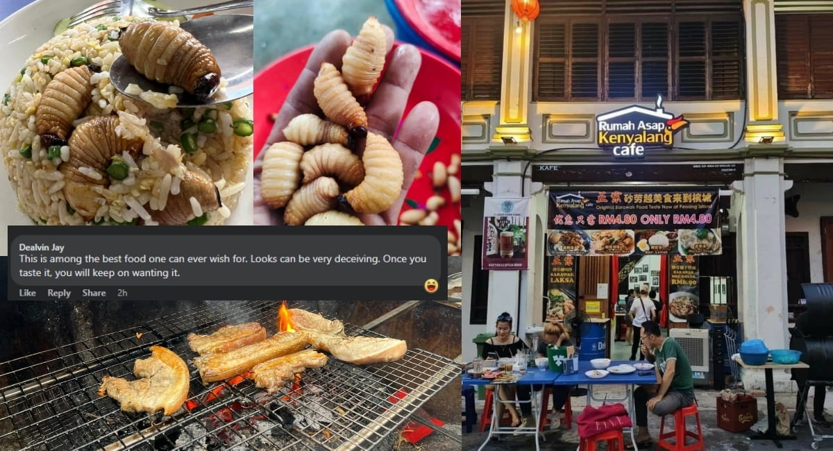 Keunikan Hidangan Sarawak Di Penang, Nasi Goreng Ulat Mulong Menjadi ...