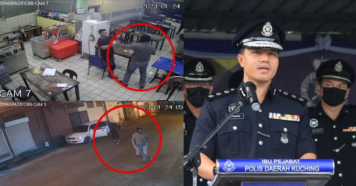 Miliki 7 Rekod Jenayah, Suspek Samun Bersenjata Kedai Makan Di Kuching ...