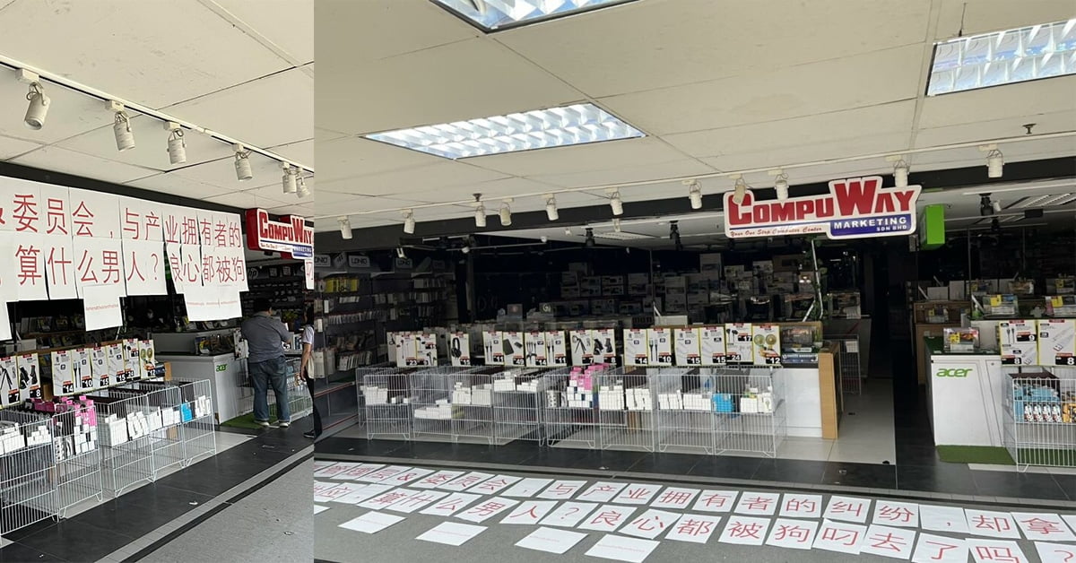 Terpaksa Beroperasi Dalam Kegelapan, CompuWay Berang Bekalan Elektrik Diputus Pihak Pengurusan