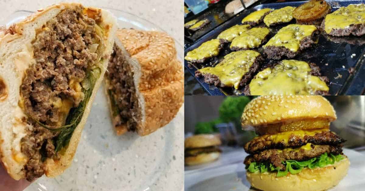 Daging Juicy Dan Padat, Nikmati Kelazatan Burger Padu Di Mr P Smashed ...