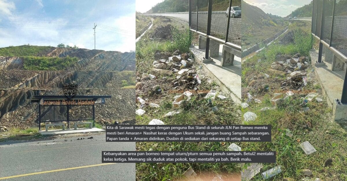 Hanya Indah Dalam Gambar, Perhentian Bas Di Jalan Bau-Lundu Rupanya ...