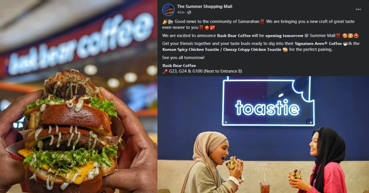 Jom Breakfast! Kafe Bask Bear Pertama Di Sarawak Kini Dibuka Di Summermall