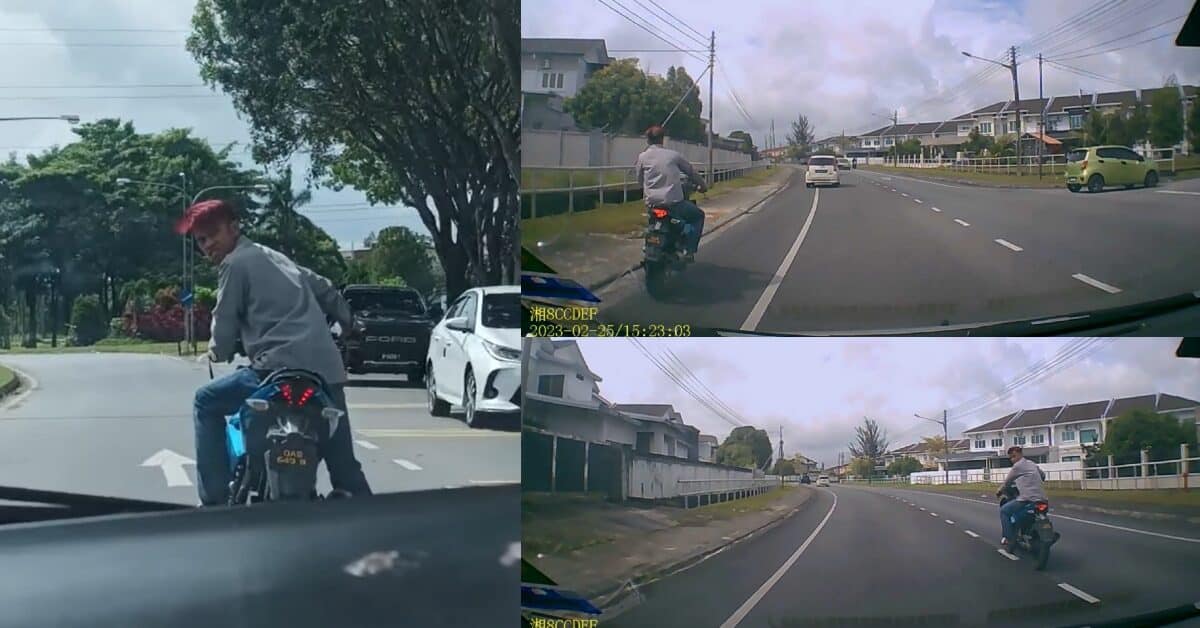 Lagak Gaya 'Samseng Jalanan', Tular Rakaman Dashcam Di Jalan Tabuan TT3