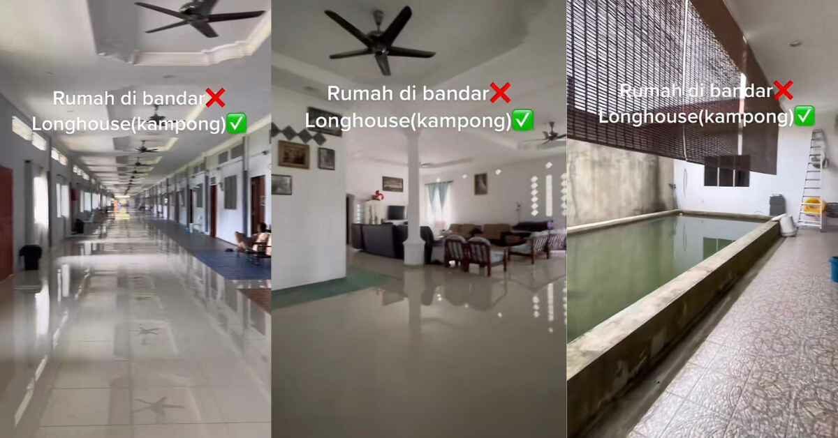 Premium Dan Mewah, Netizen Kagum Lihat Video TikTok Rumah Panjang Moden ...