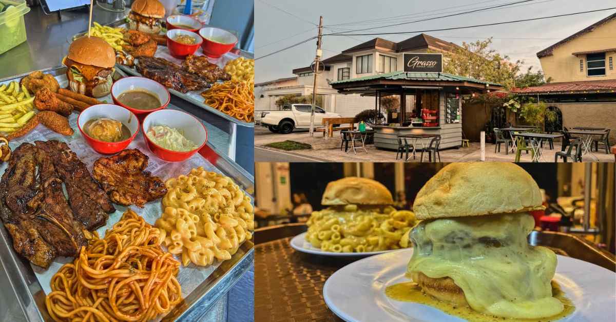 Siap Ada Menu Talam, Anda Perlu Cuba Burger Homemade Padu Di Grasso ...