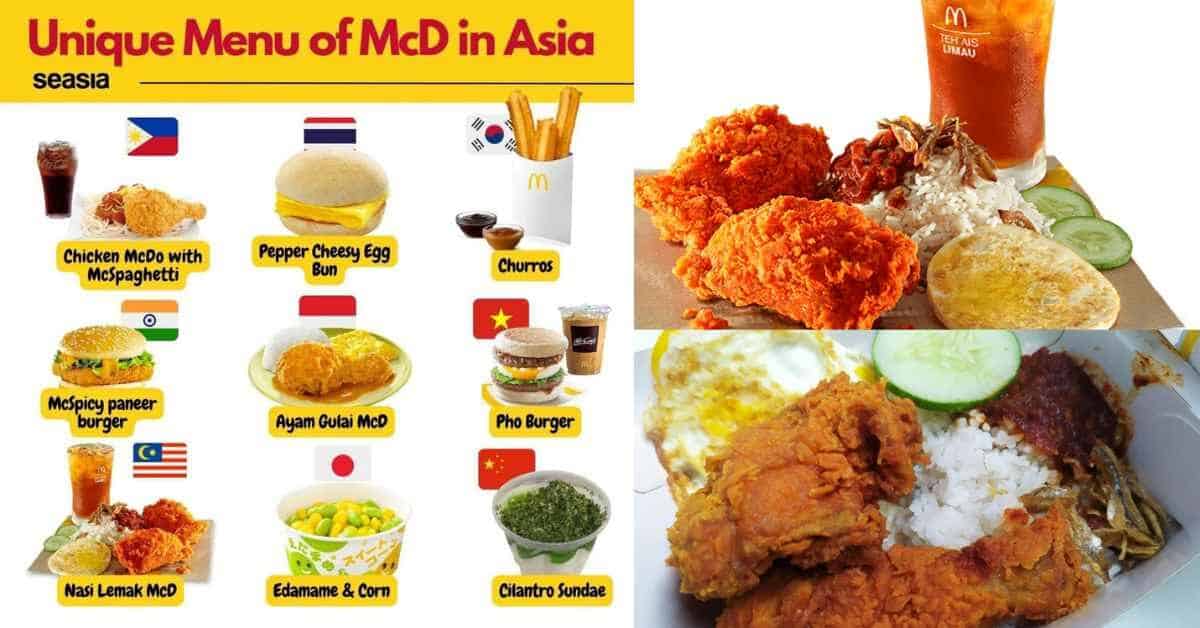 Tular Senarai Menu Lokal McDonald Di Negara Asia, Ramai Suka Nasi Lemak ...