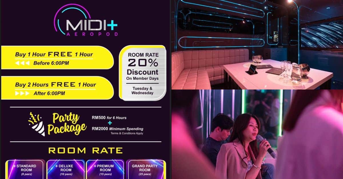 Bayar 2 Jam Percuma 1 Jam, MIDI+ Di KK Jadi Tarikan Baru Penggemar Karaoke