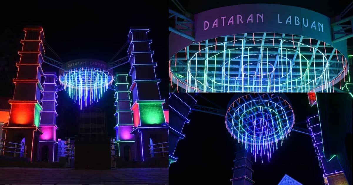 Berwajah Baharu, Dataran Labuan Kini Dihiasi Indah Serta Dilengkapi Kemudahan Menarik