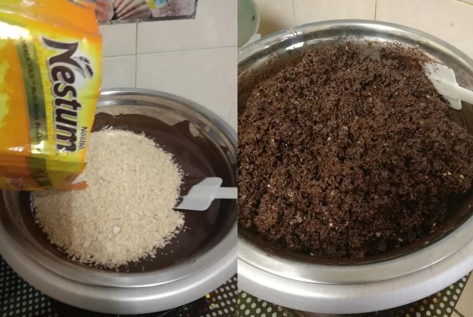 Mudah Saja! Hanya Guna Dua Bahan, Ini Adalah Resipi Coklat Nestum Bar ...