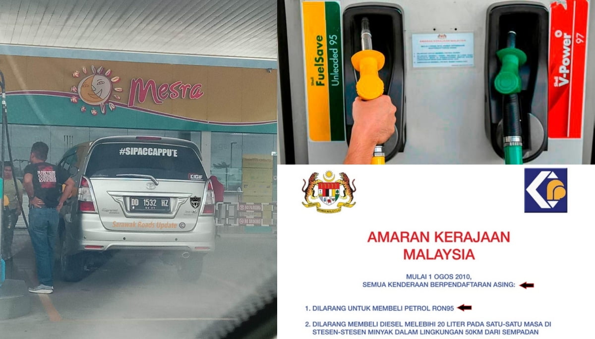 Selamba Isi Minyak RON95, Netizen Panas Hati Lihat Kenderaan Asing Isi ...