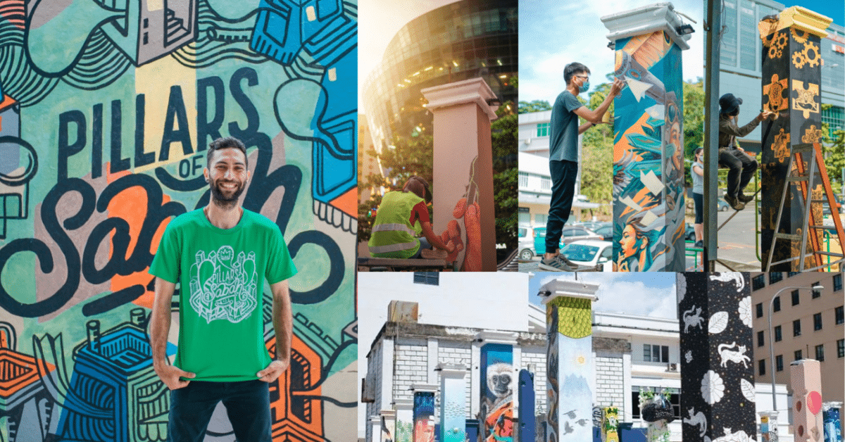 Dari Oversea Ke Kota Kinabalu, Ini Kisah Bagaimana Idea Mural Tiang ...