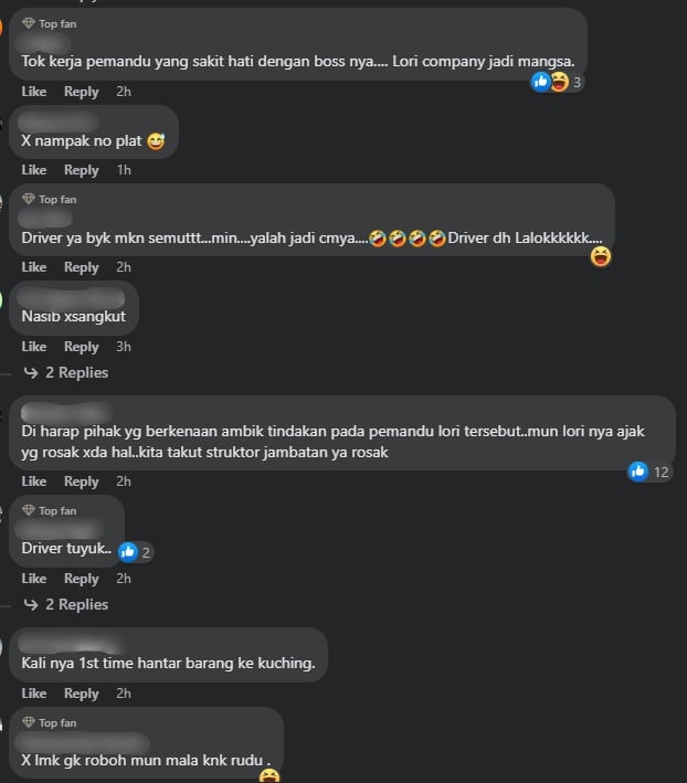 Selamba 'Rudu' Underpass Petra Jaya, Aksi Lori Ini Jadi Tumpuan Netizen Kuching